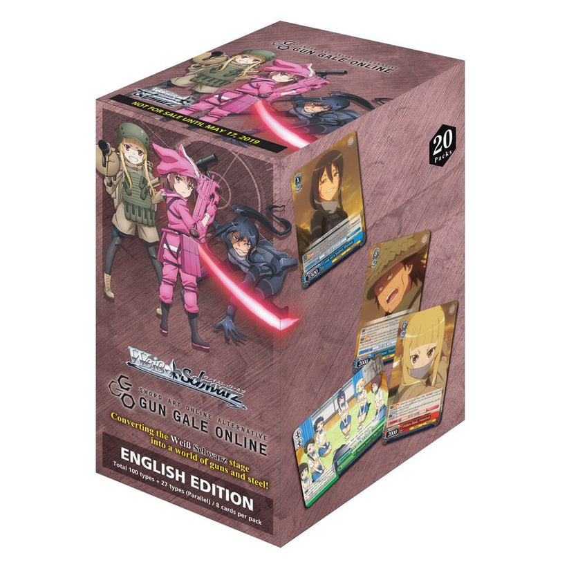 Weiss Schwartz Sword Art Online: Gun Gale Online Booster Box - 20 Pack ...