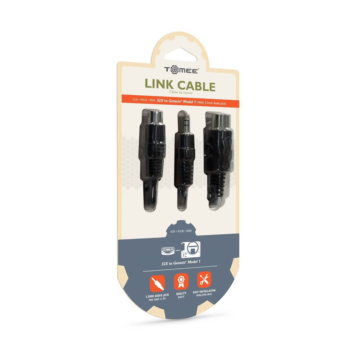 32X to Genesis® Model 1 Link Cable (with 3.5mm Audio Jack) - Tomee ...