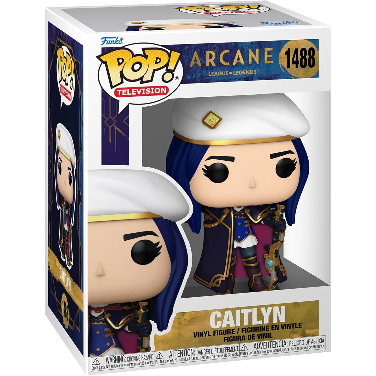 Arcane: League of Legends Caitlyn Vinyl Figure - Funko - POP! Televisi ...