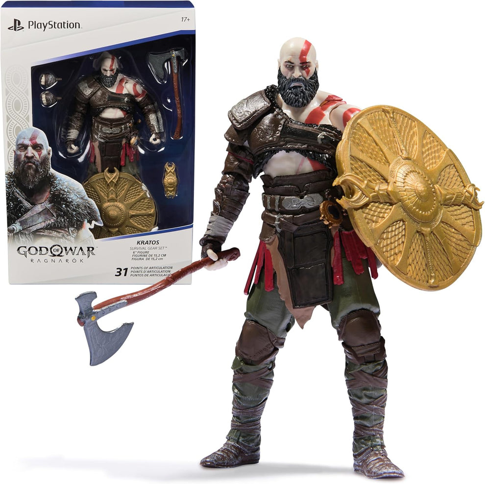 God of War: Ragnarok Kratos 6" Action Figure - Spin Master Ltd. - Play – JustPressPlayOnline